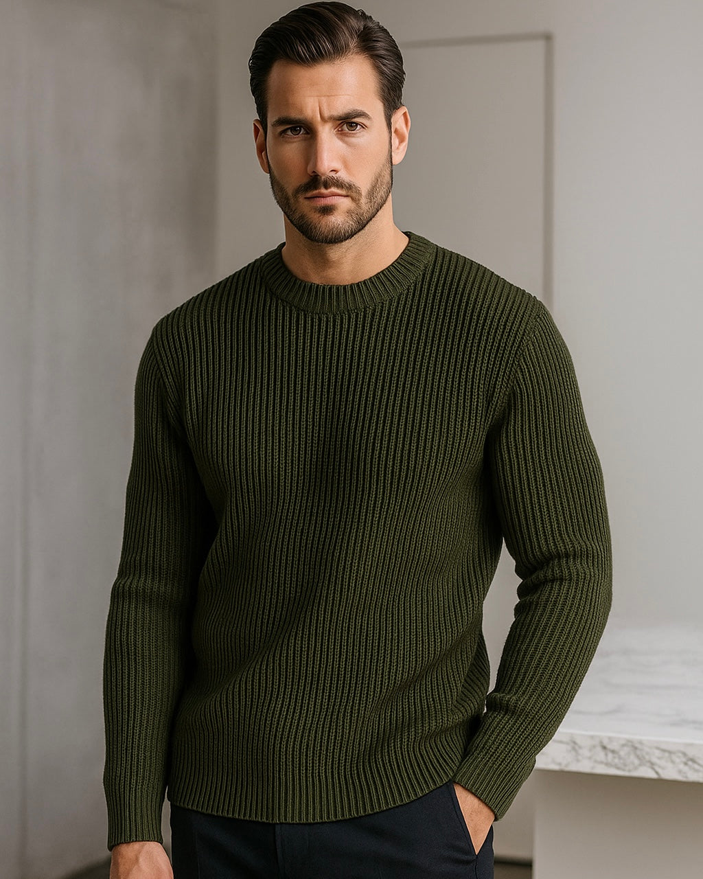 Estilo y confort en ropa de tejido de punto para hombre. – KIPÁN
